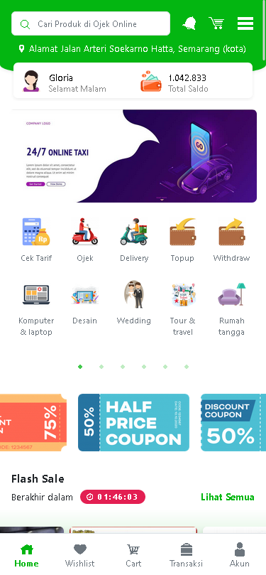 Ojek Online | Website Indosaya | Jasa Pembuatan Website Profesional. Proses cepat dan harga ...